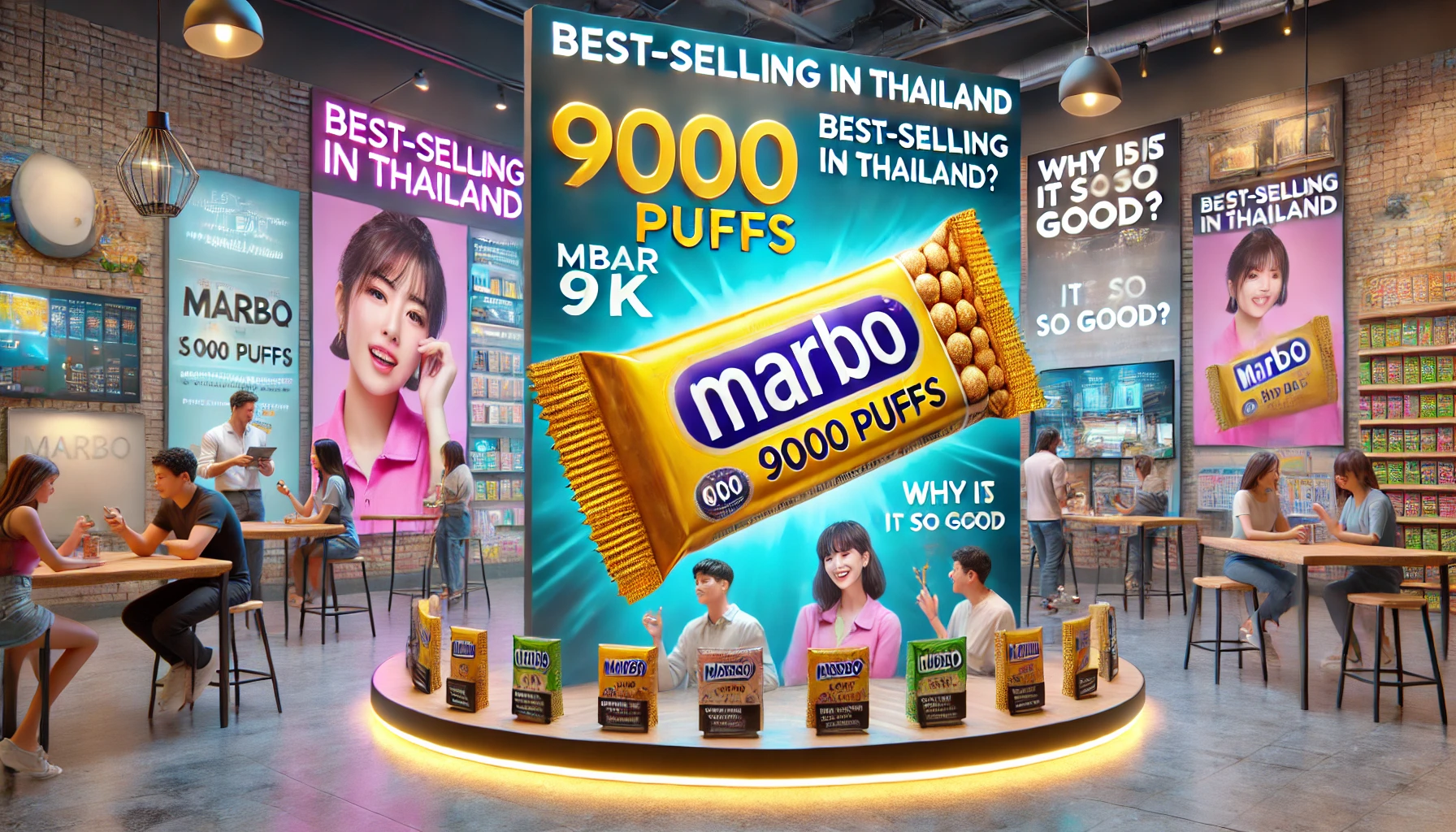 รีวิว Marbo Bar 9000 Puffs (MBar 9K) ดีจริงมั้ย ทำไมถึงขายดีที่สุดในไทย